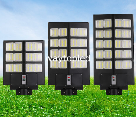 waterproof IP65 ABS material motion wall mount pole mount integrated led all in one led solar street light 400W