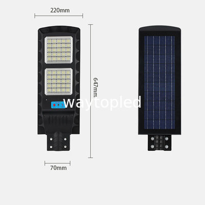 100w 200w 300w ABS material  integrated all in one led solar powered street light with auto intensity control