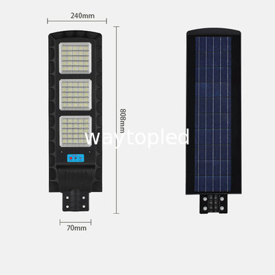 100w 200w 300w ABS material  integrated all in one led solar powered street light with auto intensity control