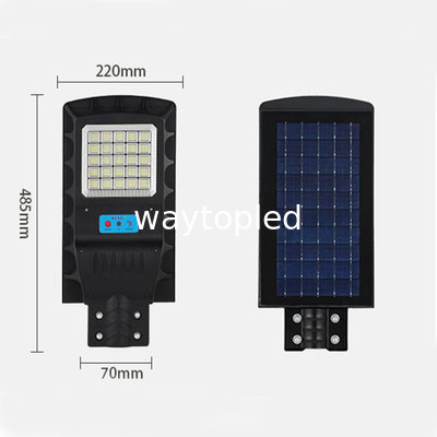 100w 200w 300w ABS material  integrated all in one led solar powered street light with auto intensity control